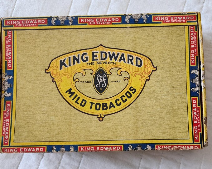 Vintage King Edward Cigar Box - Etsy