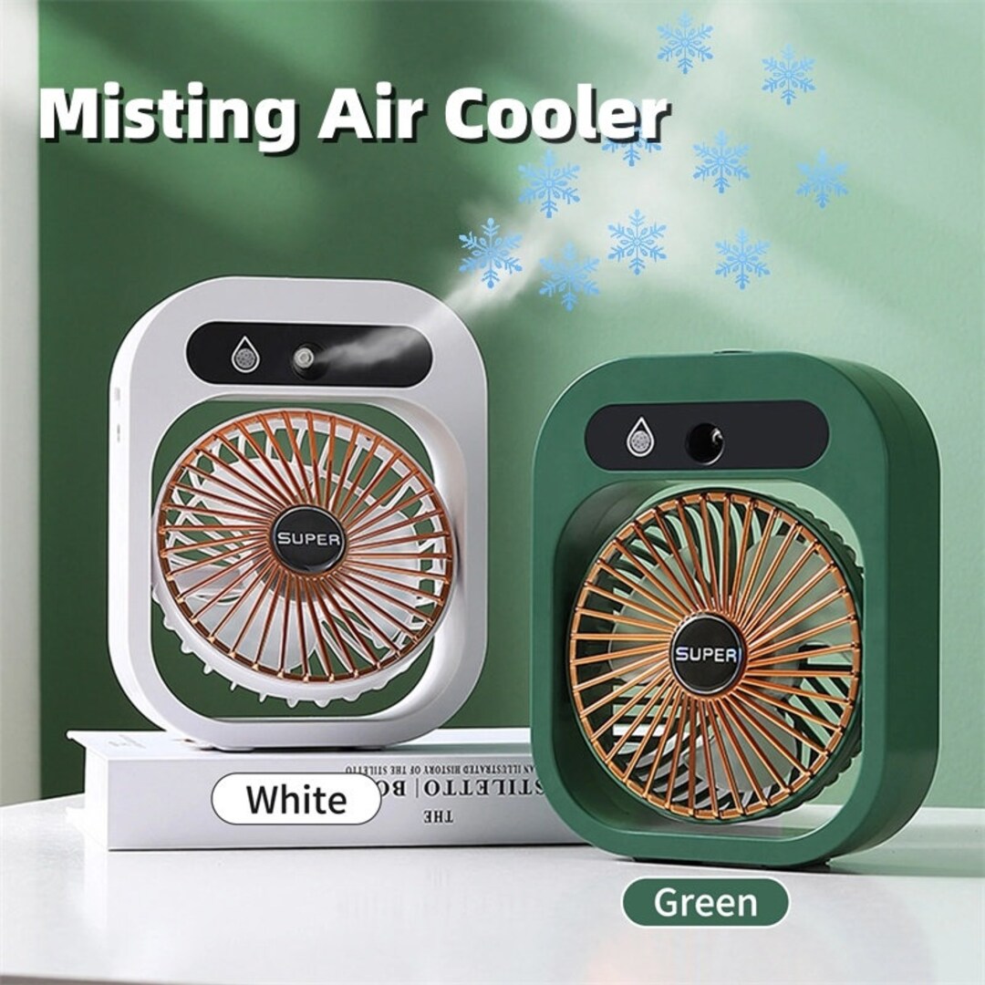 Air Conditioning Fan Desk Misting Fan Air Cooler Cooling Usb ...