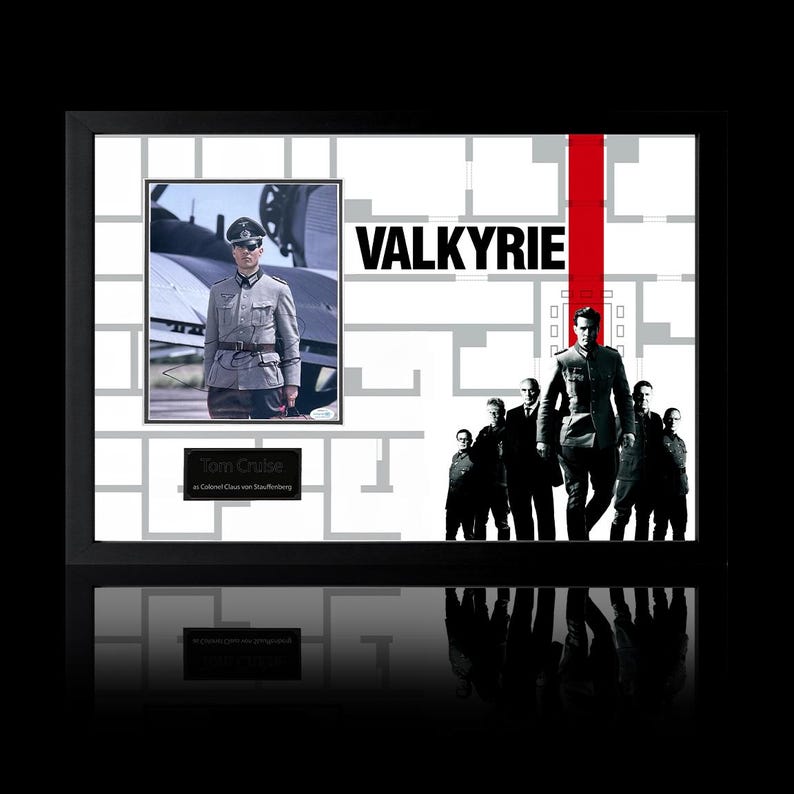 Tom Cruise Signed Valkyrie Iconic Frame (ACOA) - Etsy