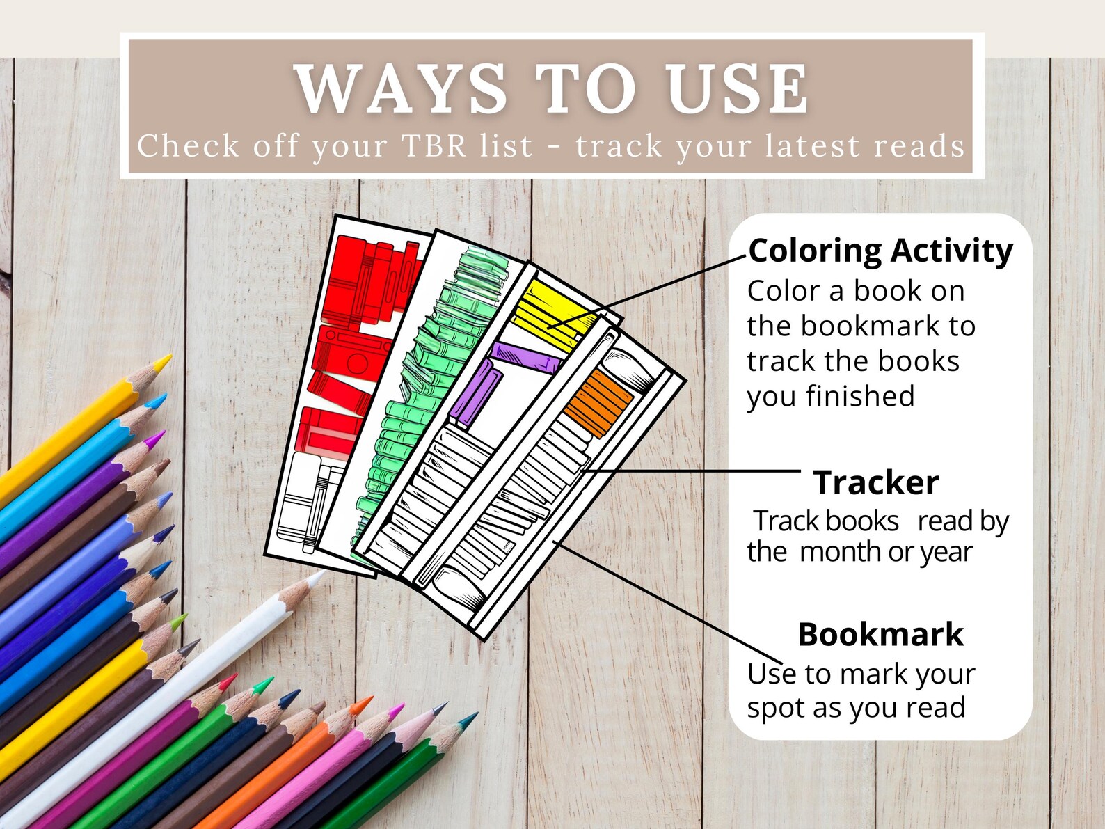 50% OFF Deal of the Day | Printable Coloring Bookmarks for Classroom ...