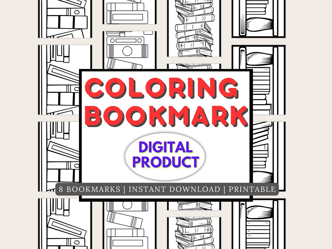 Teens Book Tracker Coloring Bookmark | Printable Reading Habit Tracker ...