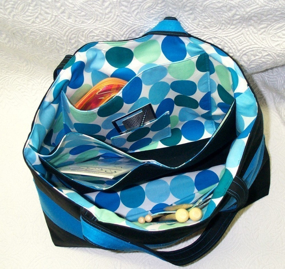 Big Tote Bag With Pockets PDF Sewing Pattern Instructions | Etsy