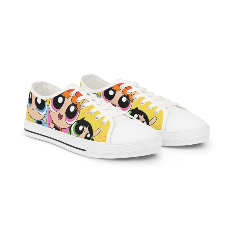 Powerpuff Girls Sneakers Custom Cartoon Shoes for Kids & Adults, Unique ...