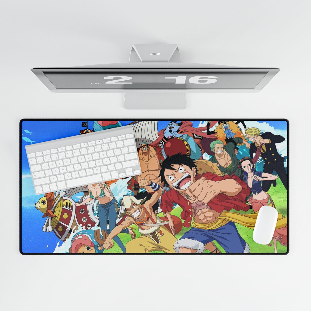 One Piece Mouse Pad Premium Large Anime Desk Mat Luffy, Zoro, Nami ...