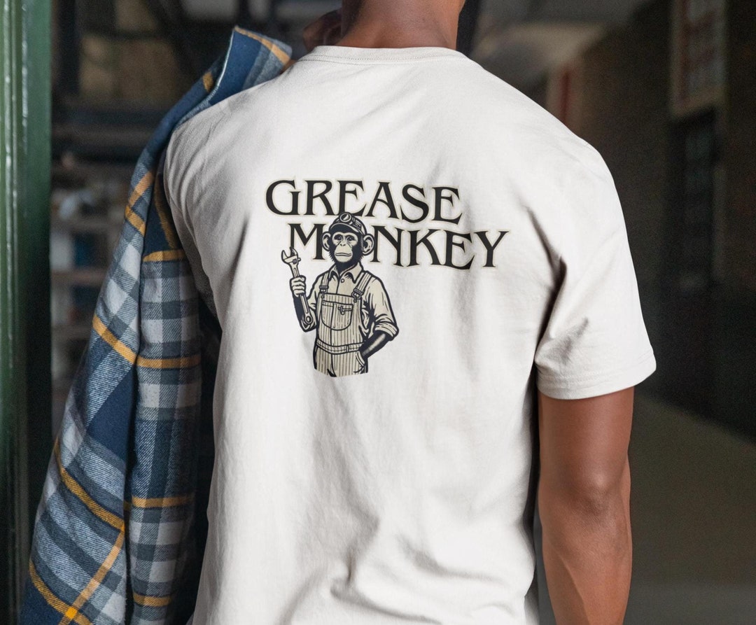 Grease Monkey Shirt, Mechanic Shirt, Blue Collar T-shirt, Gift for ...