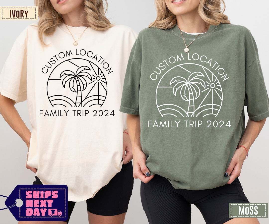 Custom Family Vacation Shirts, Personalized Summer Vacation Tshirts ...