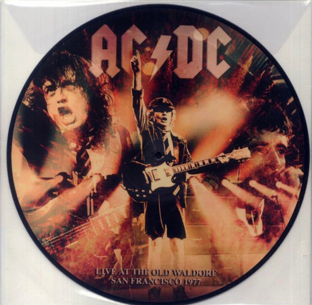 Rare AC/DC Limited to 250 Copies Picture Disc. Recorded Live San ...