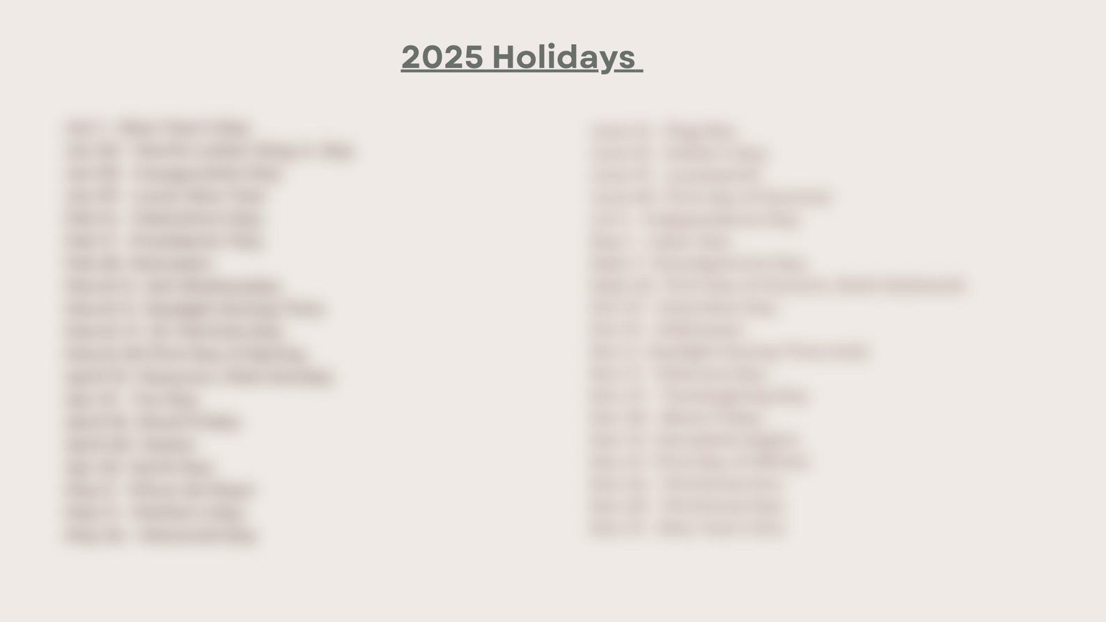 2025 Content Calendar With Holidays and How to Maximize Vacation Days ...