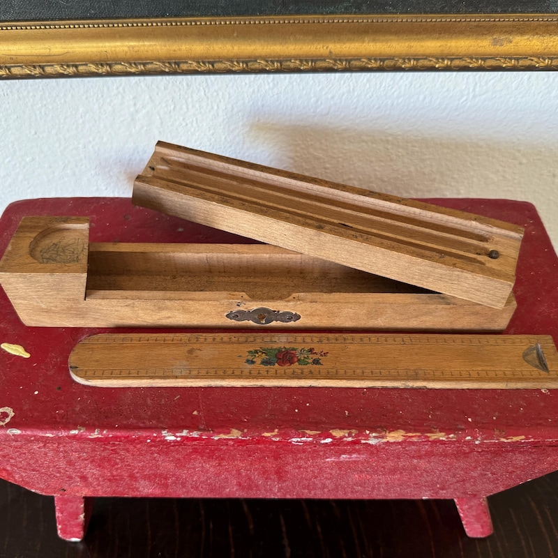 Wood Pencil Box - Etsy
