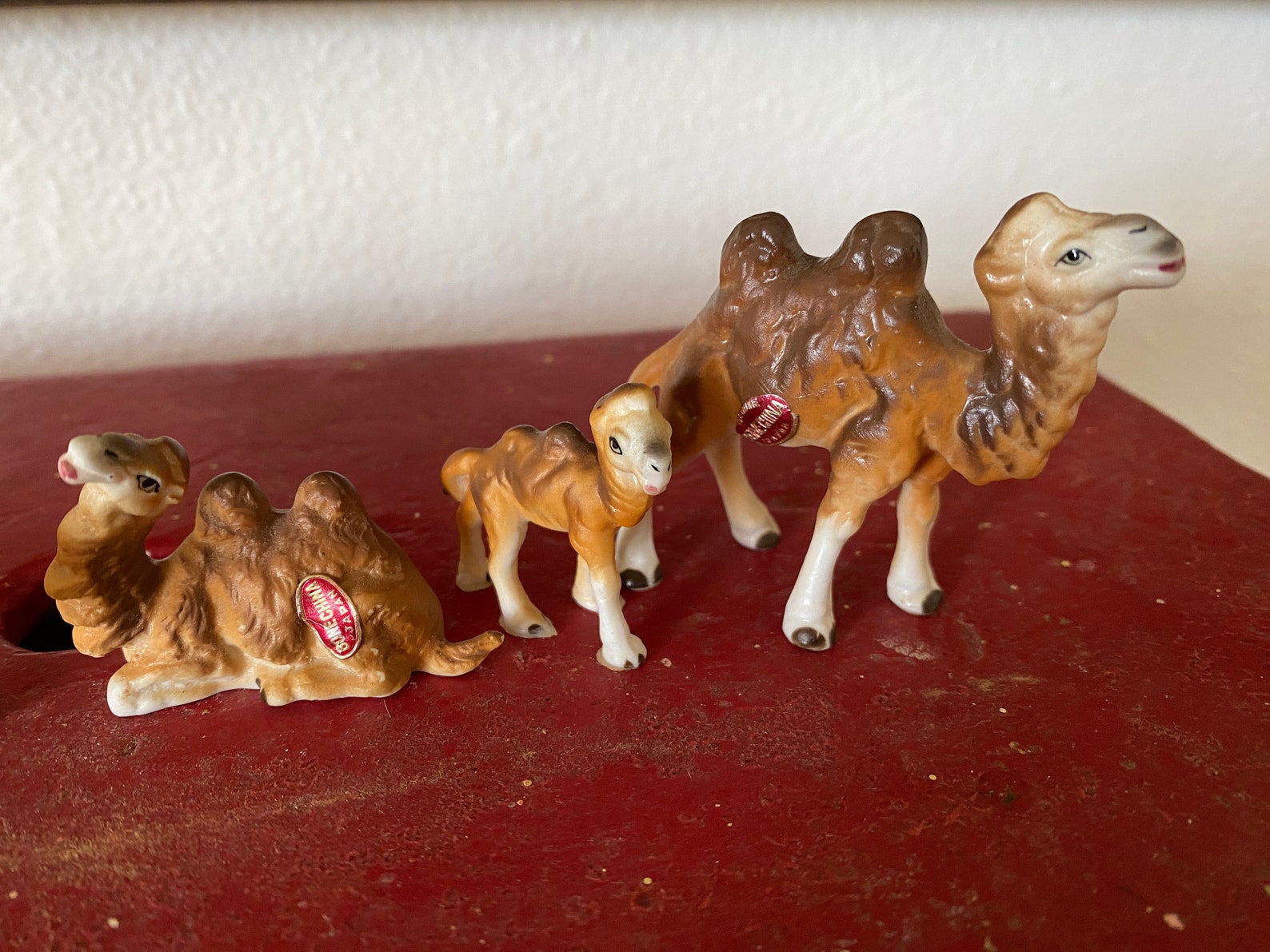 Vintage Bone China Miniatures Vintage Miniature Fox Family Vintage ...