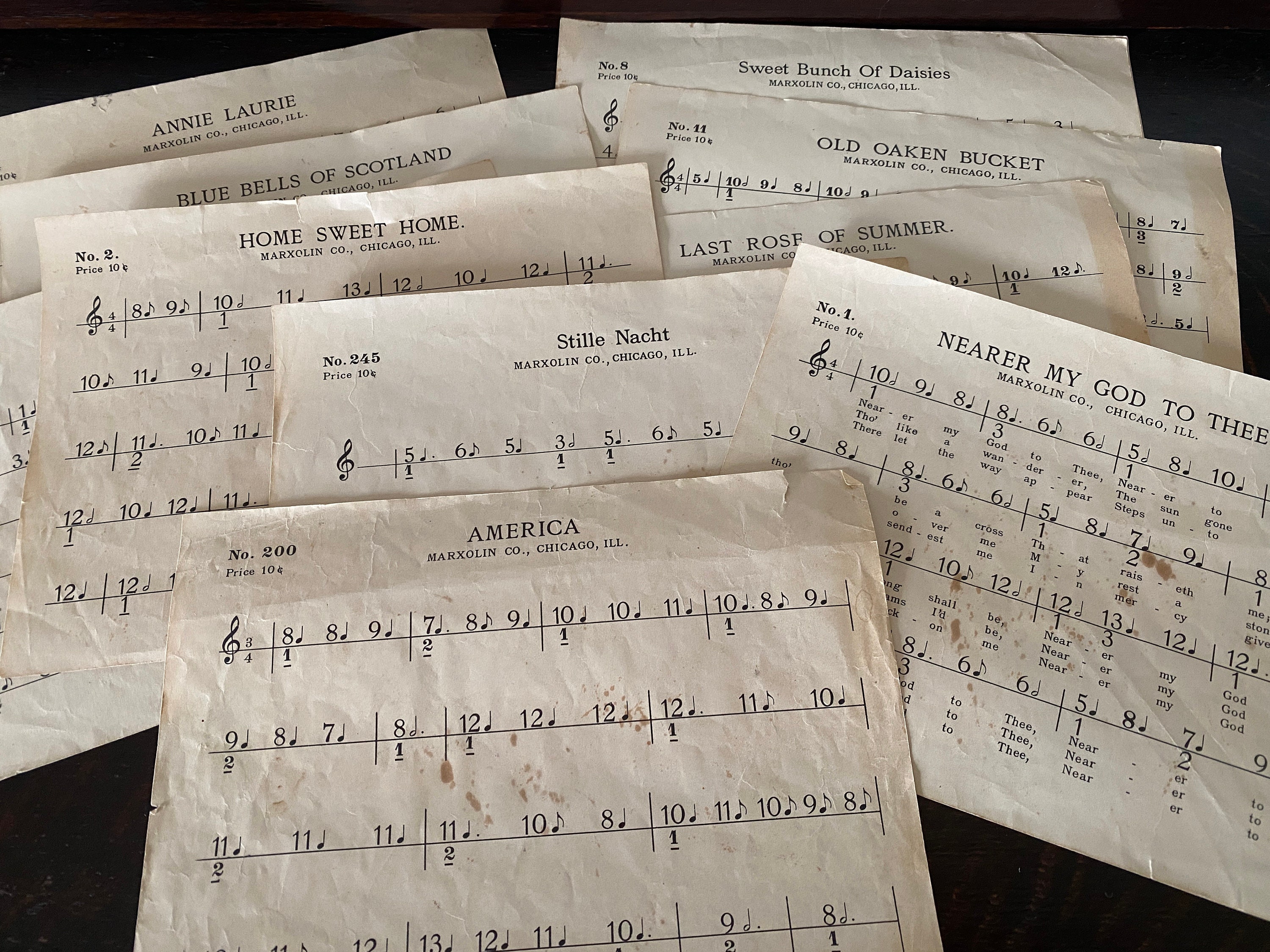 Vintage Marxochime Violin-uke With Original Bow, Pick, Wax, Sheet Music ...