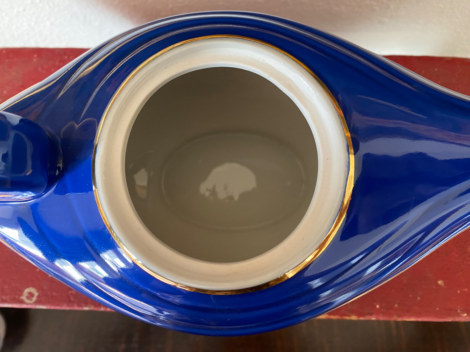 Vintage Hall Aladdin Genie Lamp-style Teapot Vintage Hall Cobalt ...