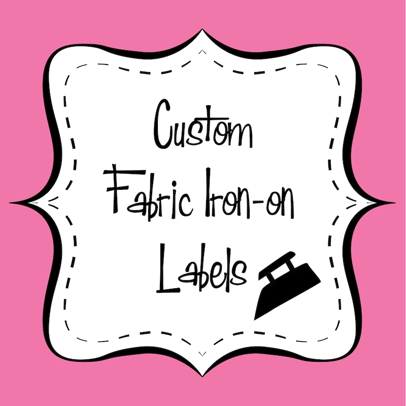 Custom Fabric Stickers - Etsy