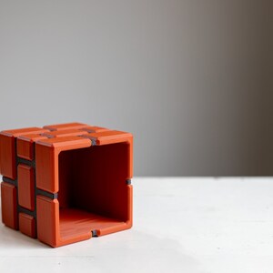 3D Printed Super Mario Flower Brick Planter | Various Sizes - Etsy