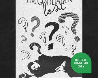 RM Poster, BTS Digital Poster, Lyrics Wall Art, Kpop Aesthetic Wall ...