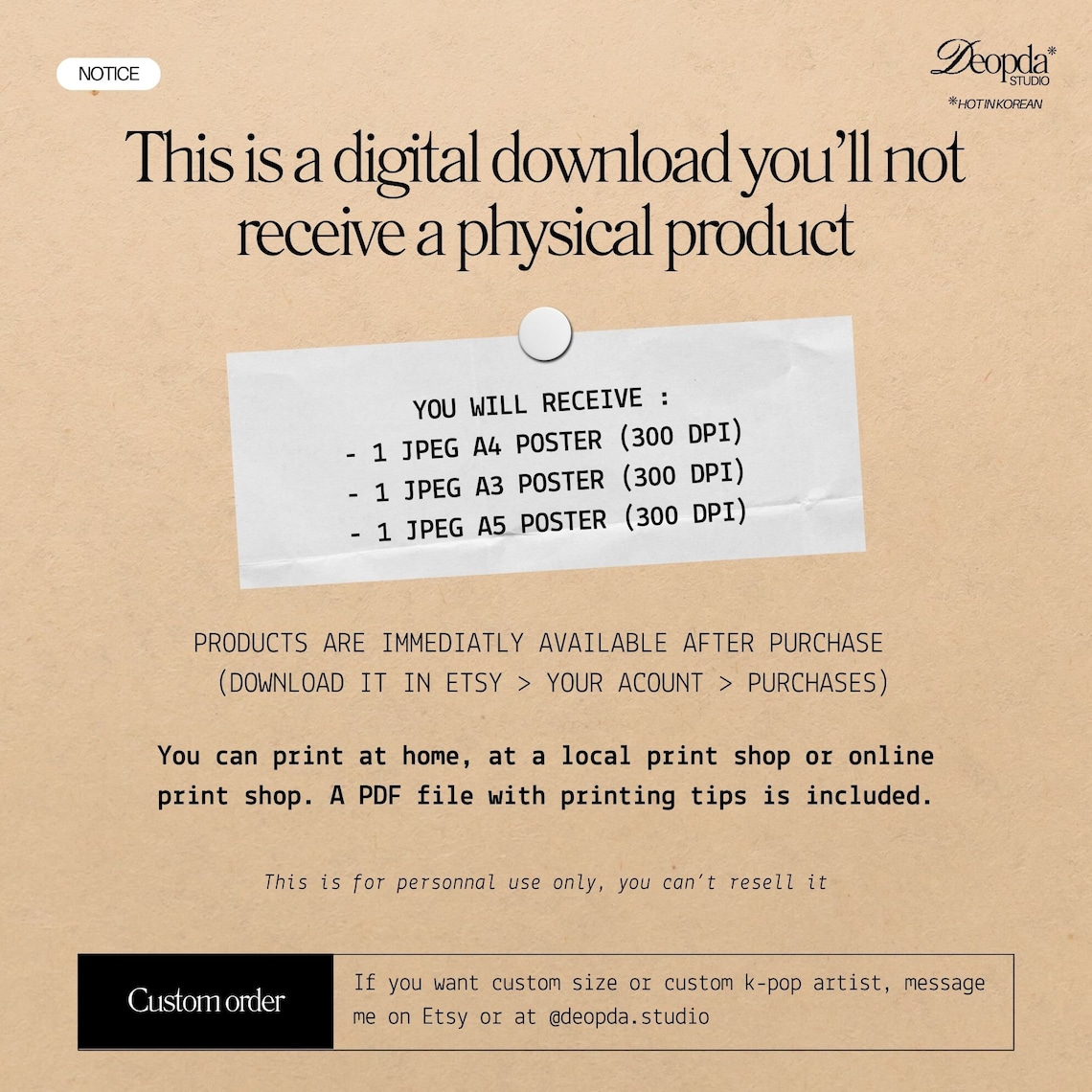 RM Poster, BTS Digital Poster, Lyrics Wall Art, Kpop Aesthetic Wall ...