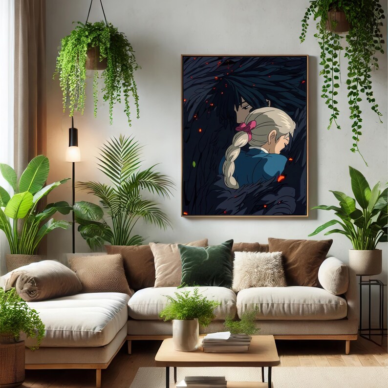 Howl's Moving Castle - Decorative Poster - High Quality - 300 DPI ...