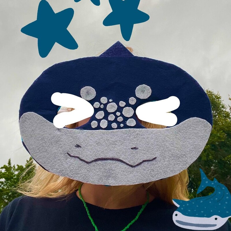 Shark Mask - Etsy