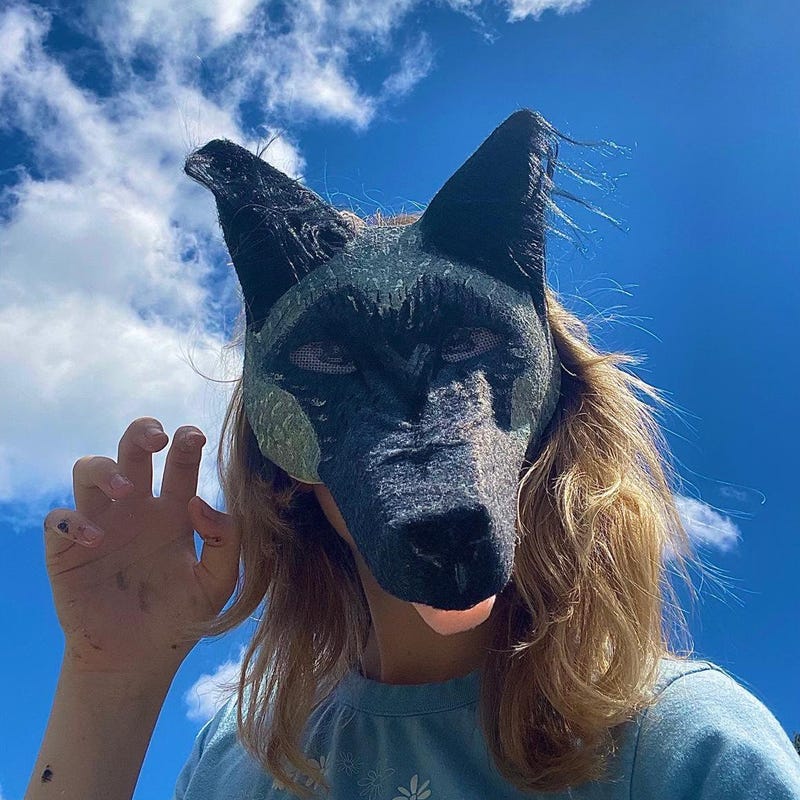 Silver Fox Therian Mask - Etsy