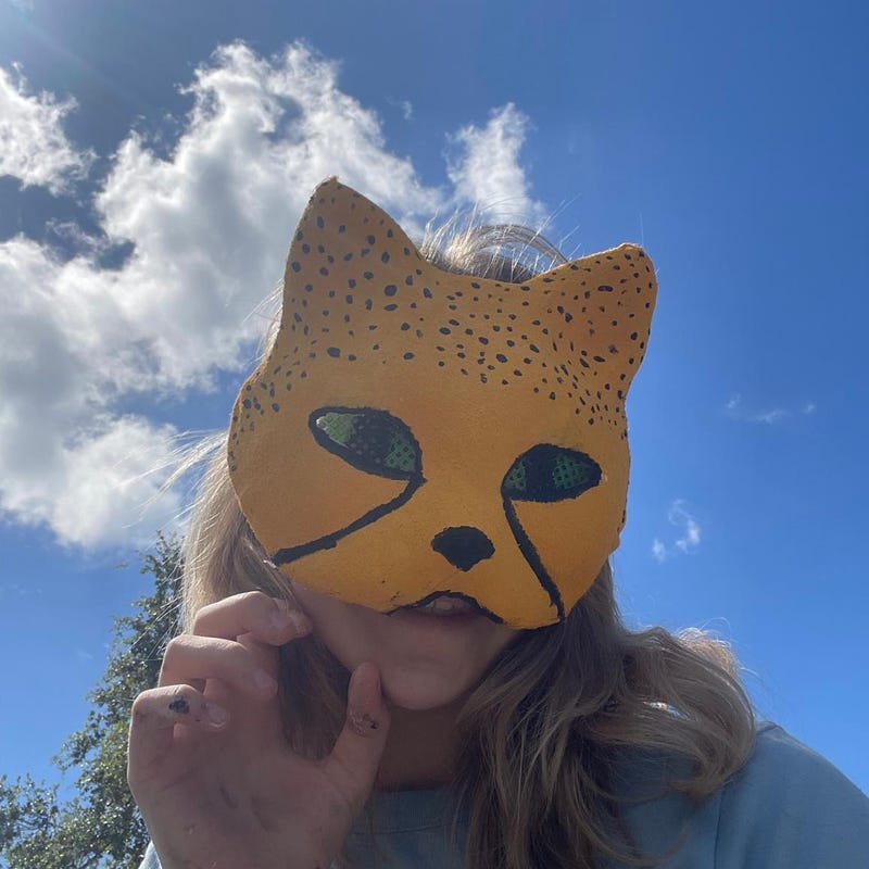 Opal Therian Cat Mask - Etsy