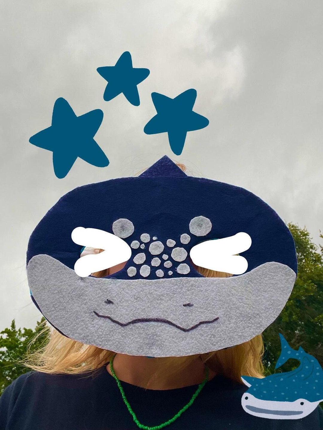 Silly Whale Shark Therian/furry Mask !!READ DESCRIPTION!! - Etsy