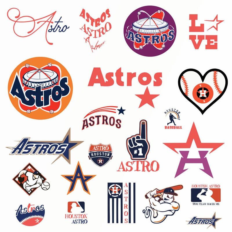 Astros Svg - Etsy