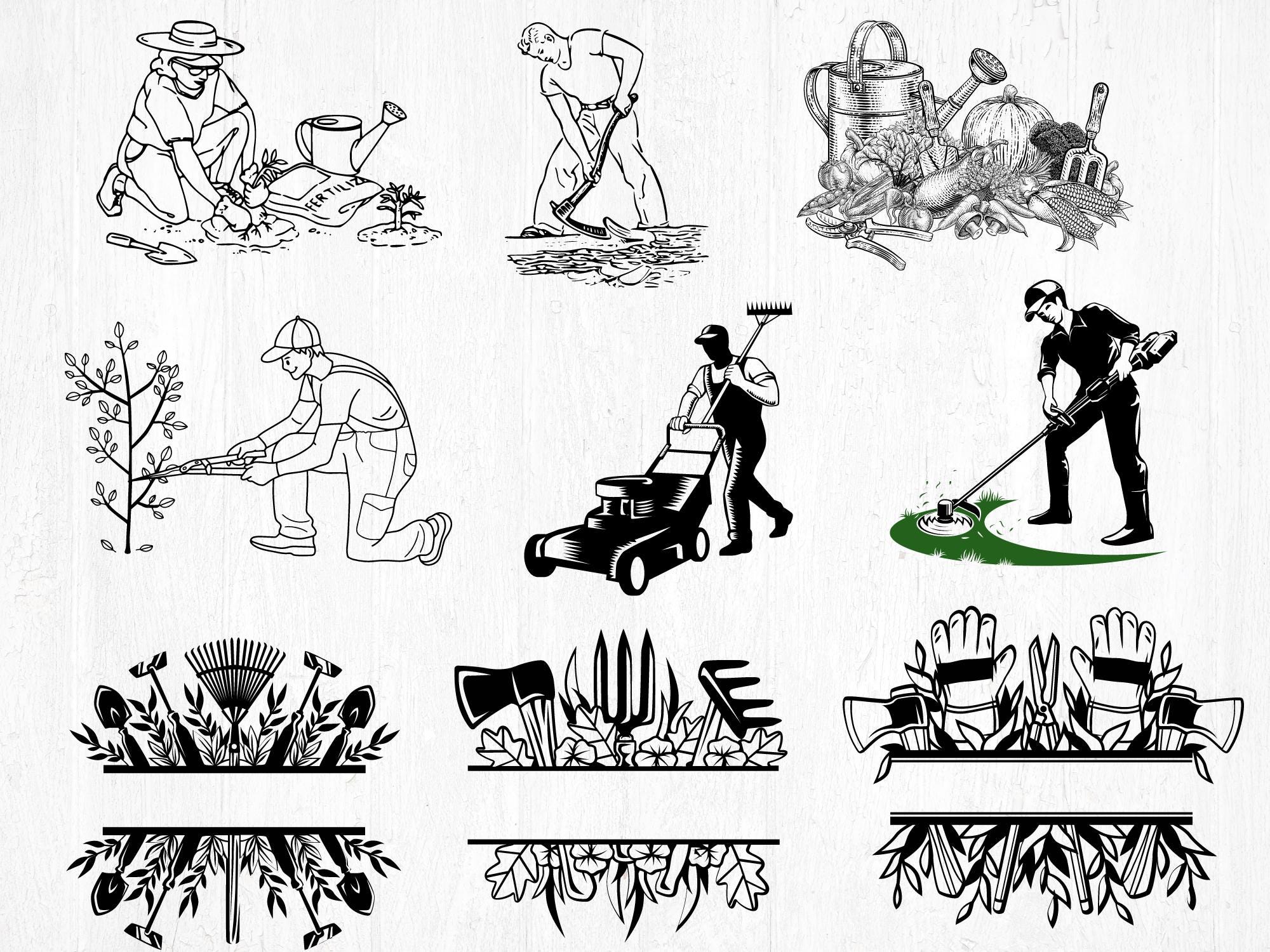 Gardener SVG Bundle, Gardening Svg, Garden Svg, Gardening Tools Svg ...