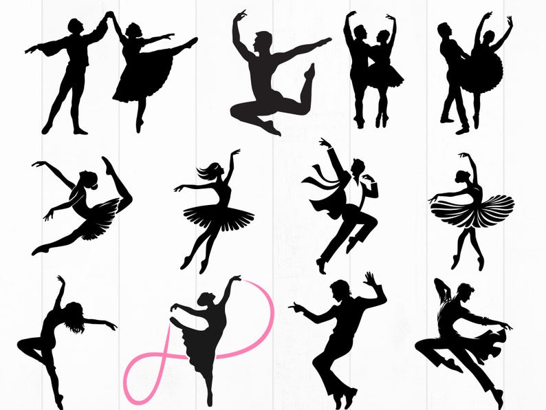 Ballet Dancer Svg Bundle, 25 Dance Svg Bundle, Dance Quote Svg Bundle ...