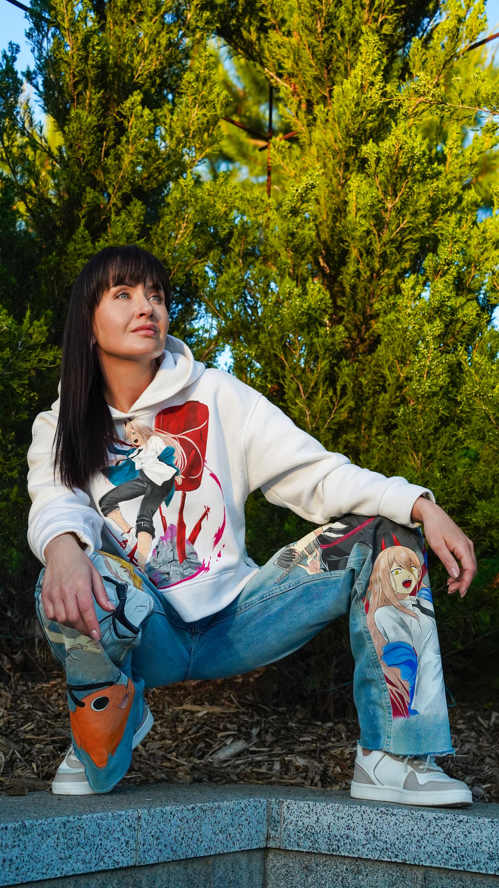 Hand Painted Pants, Custom Clothing, Hand Painted Jeans, Custom ...