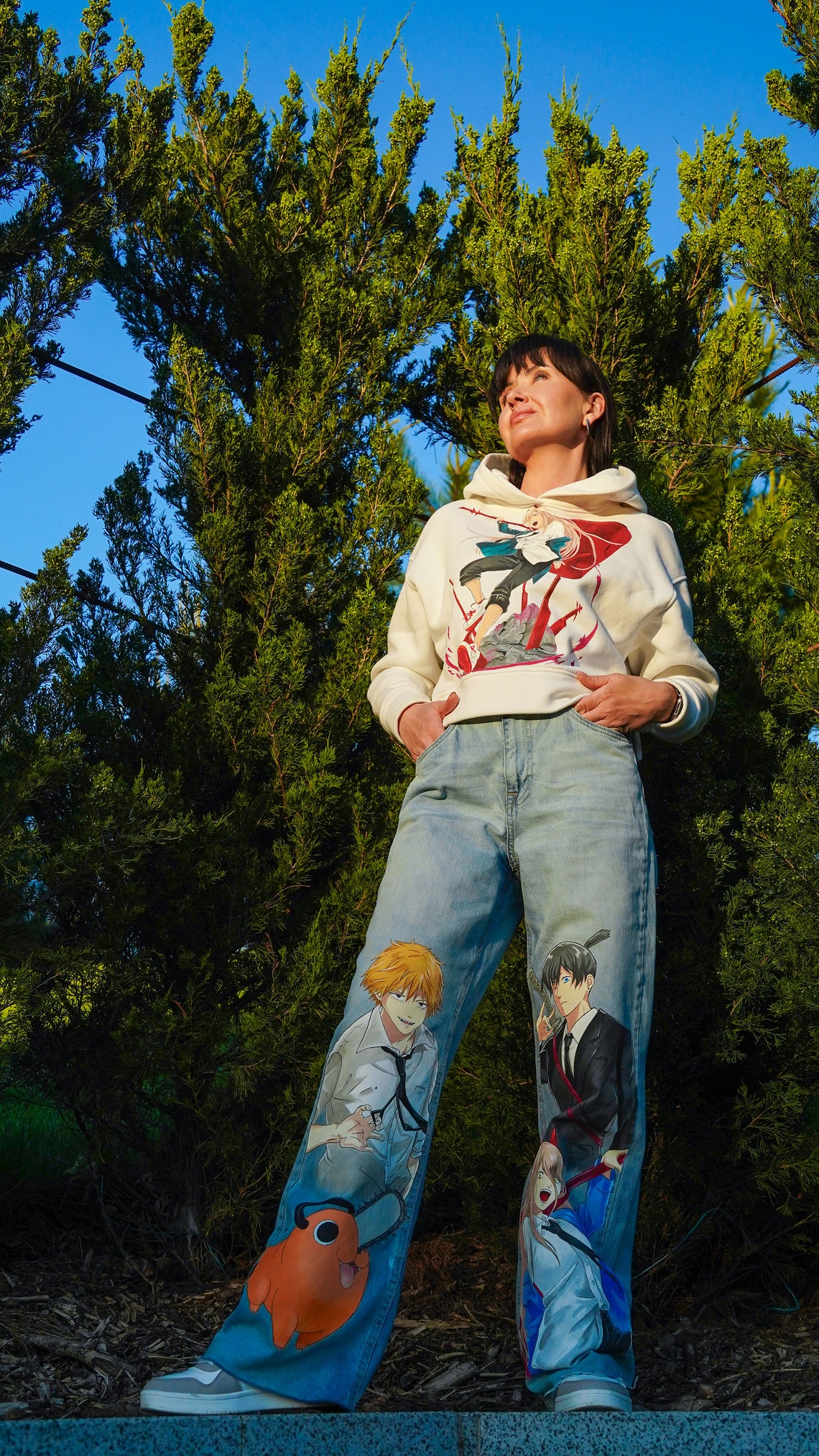 Hand Painted Pants, Custom Clothing, Hand Painted Jeans, Custom ...