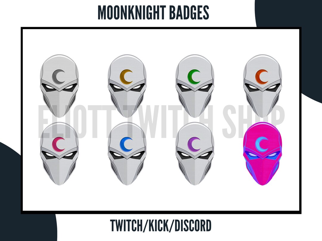 Anime Guy Sub Badges 8 Pack for Twitch, Youtube, Discord Cute and ...