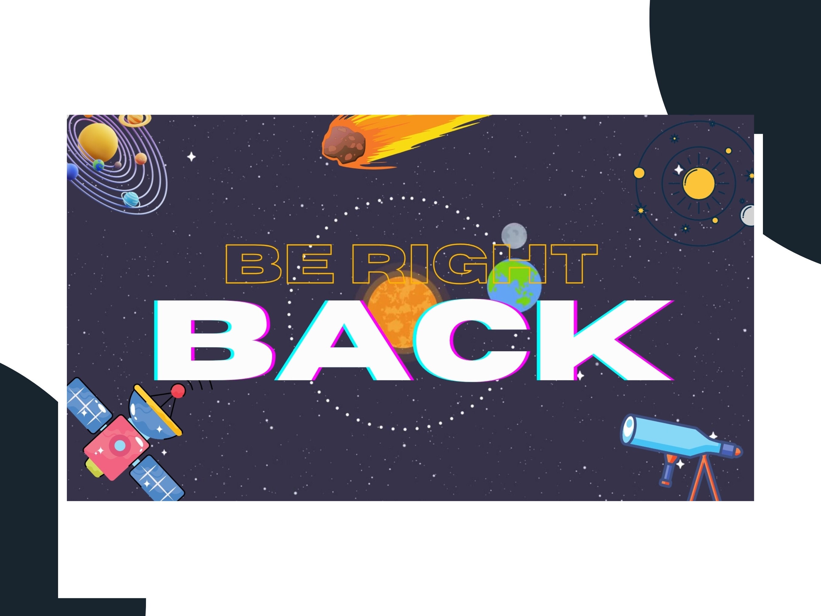 Twitch Solar System Overlay Package Animated Stream Overlay Pack 4x ...