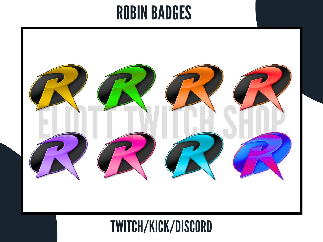 R Symbol Sub Badges for Twitch/youtube/discord Bit Badge Twitch Sub ...
