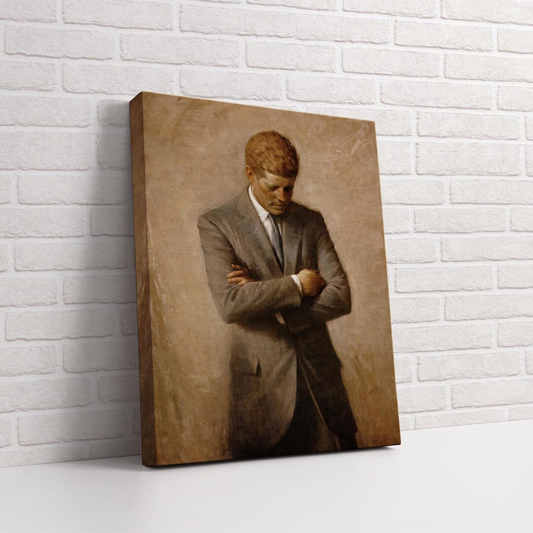 John F. Kennedy Canvas , John F. Kennedy Official White House Poster ...