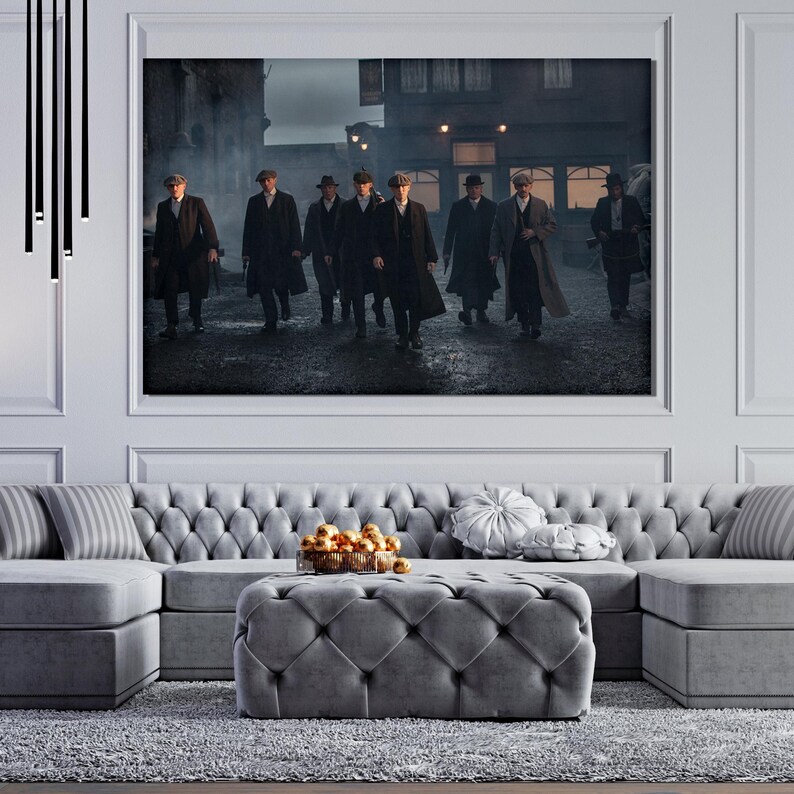 Peaky Blinders Canvas , Thomas Shelby Wall Decor, Best Movie Poster ...