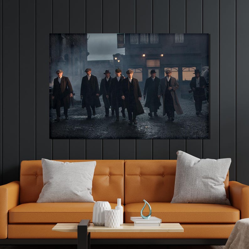 Peaky Blinders Canvas , Thomas Shelby Wall Decor, Best Movie Poster ...