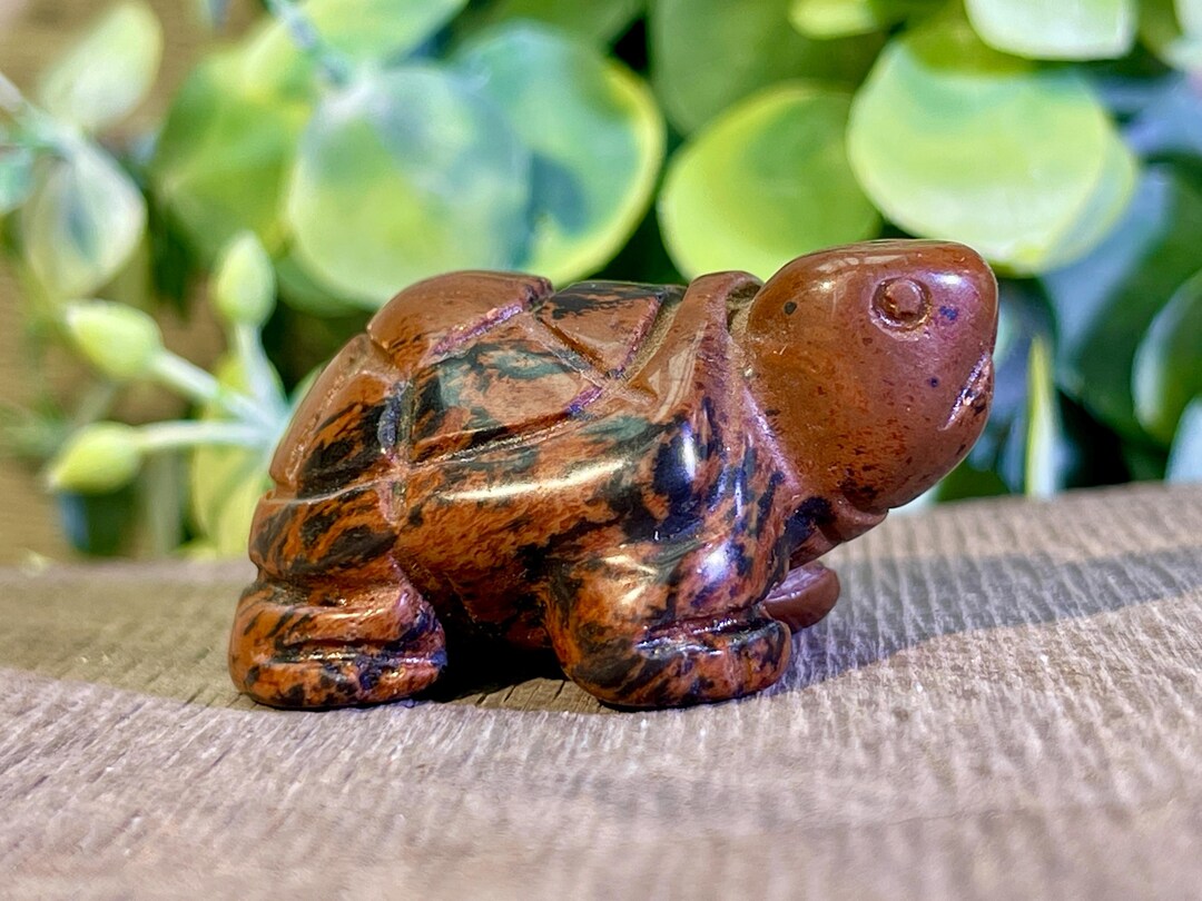 Natural Red Obsidian Turtles , Hnad Carved Crystal Turtle Statue ...