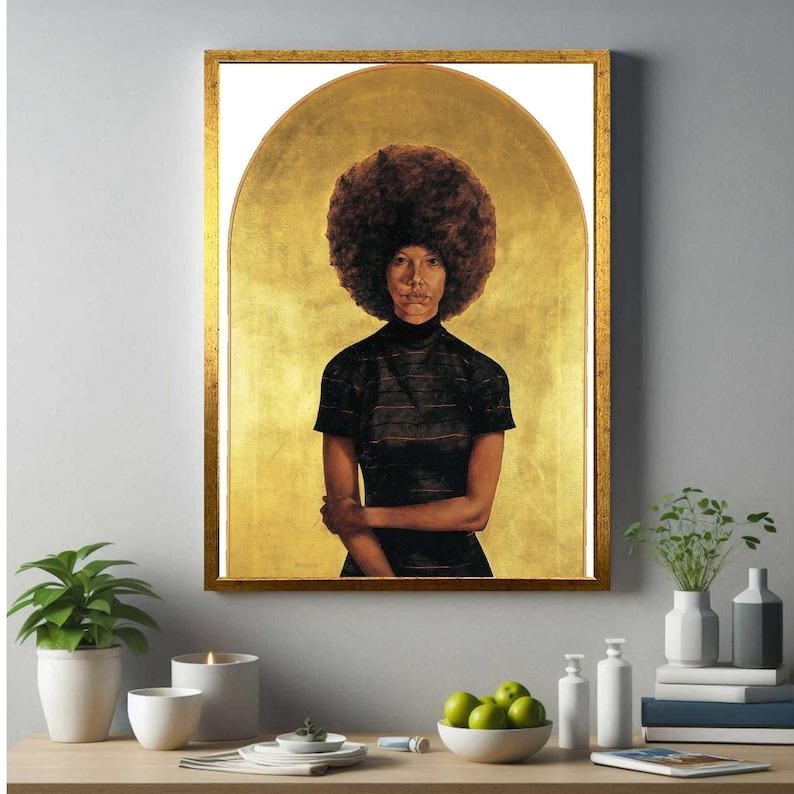Lady Mama (1969) Mid Century Framed Modern Canvas Wall Art Print Ready ...