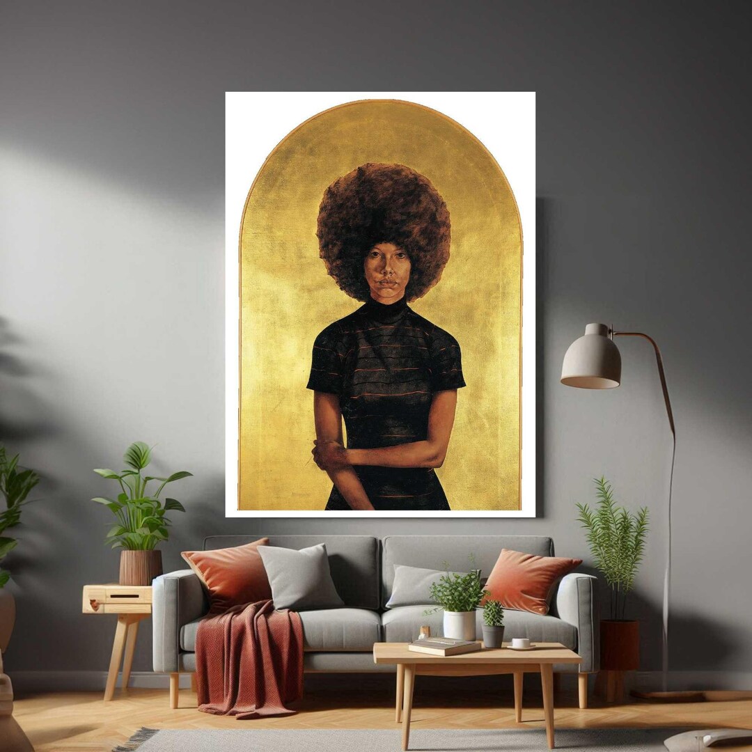 Lady Mama Mid Century Modern Framed Canvas Print - Etsy