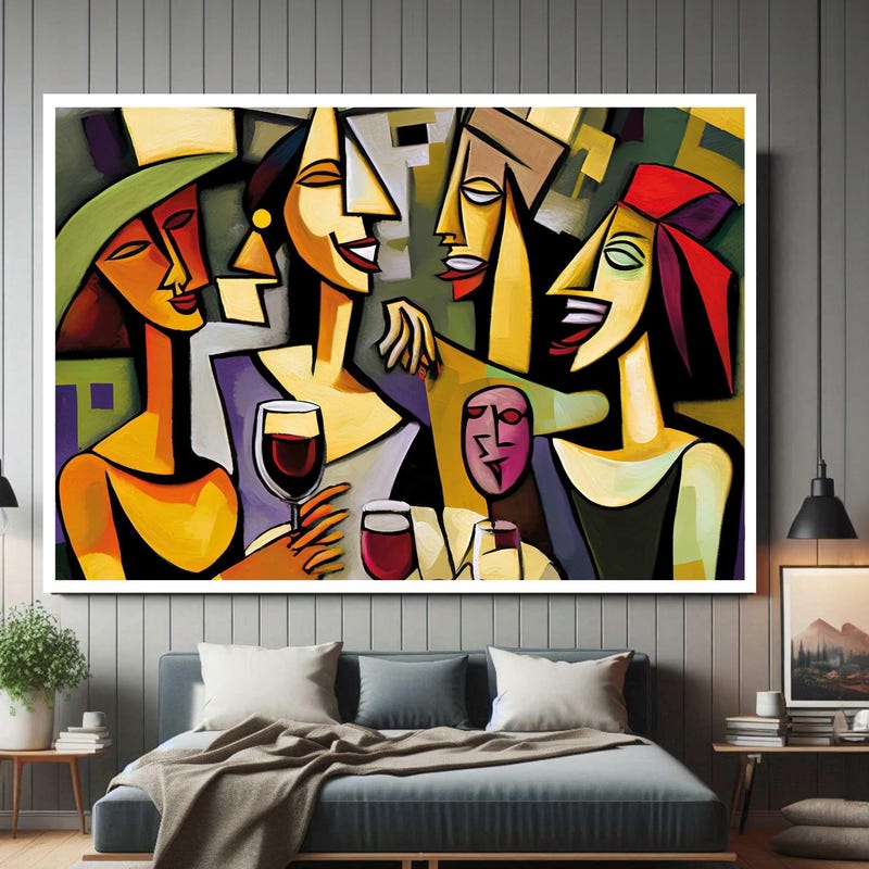 Modern Art Canvas - Etsy