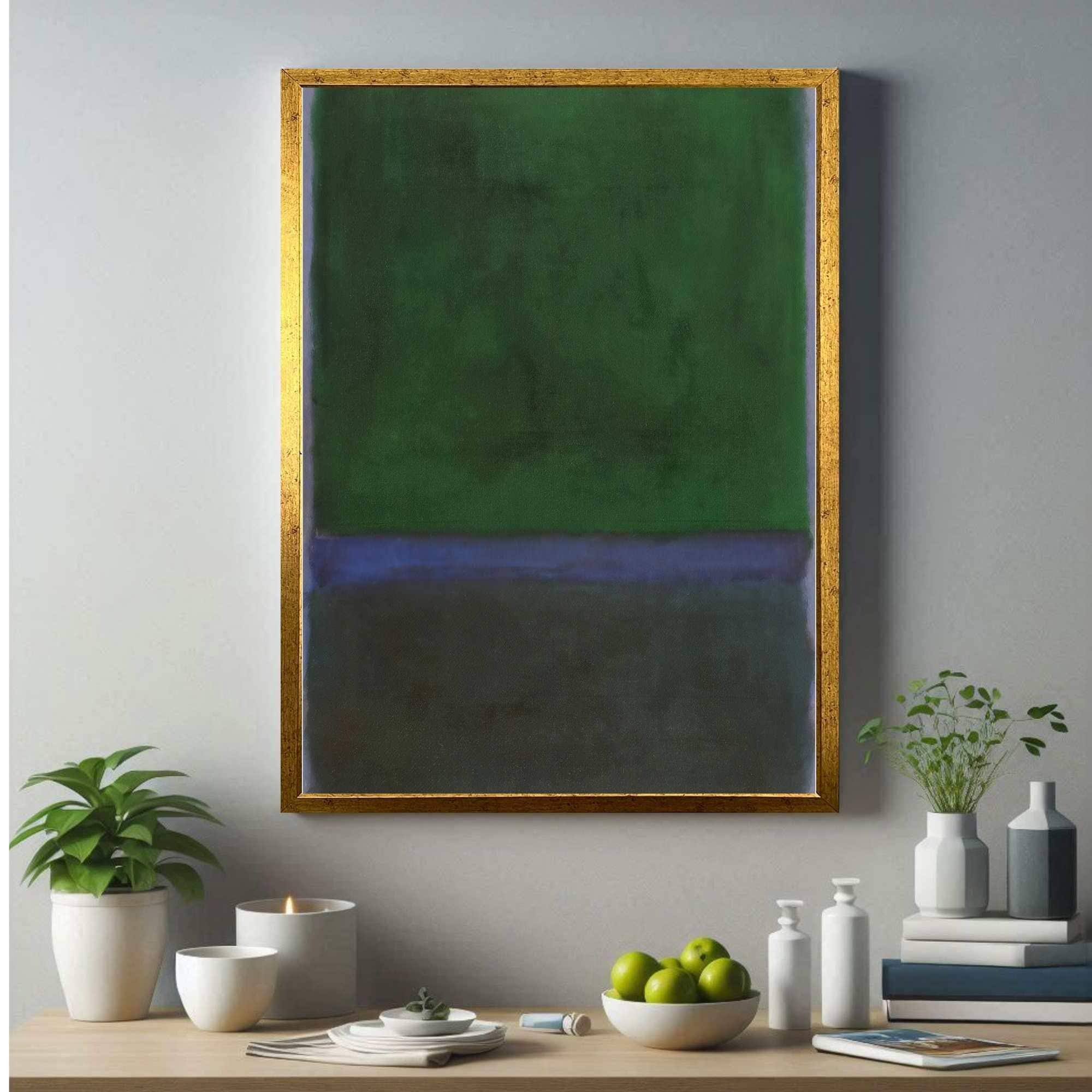 Mark Rothko Frame Canvas/poster Art Reproduction Framed Modern Canvas ...