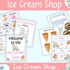 Ice Cream Shop Dramatic Play Printables - Pretend Play Ice Cream Parlor ...