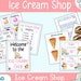 Ice Cream Shop Dramatic Play Printables - Pretend Play Ice Cream Parlor ...