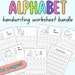 Alphabet Handwriting Worksheet Bundle - 106 Pages of Letter Worksheets ...