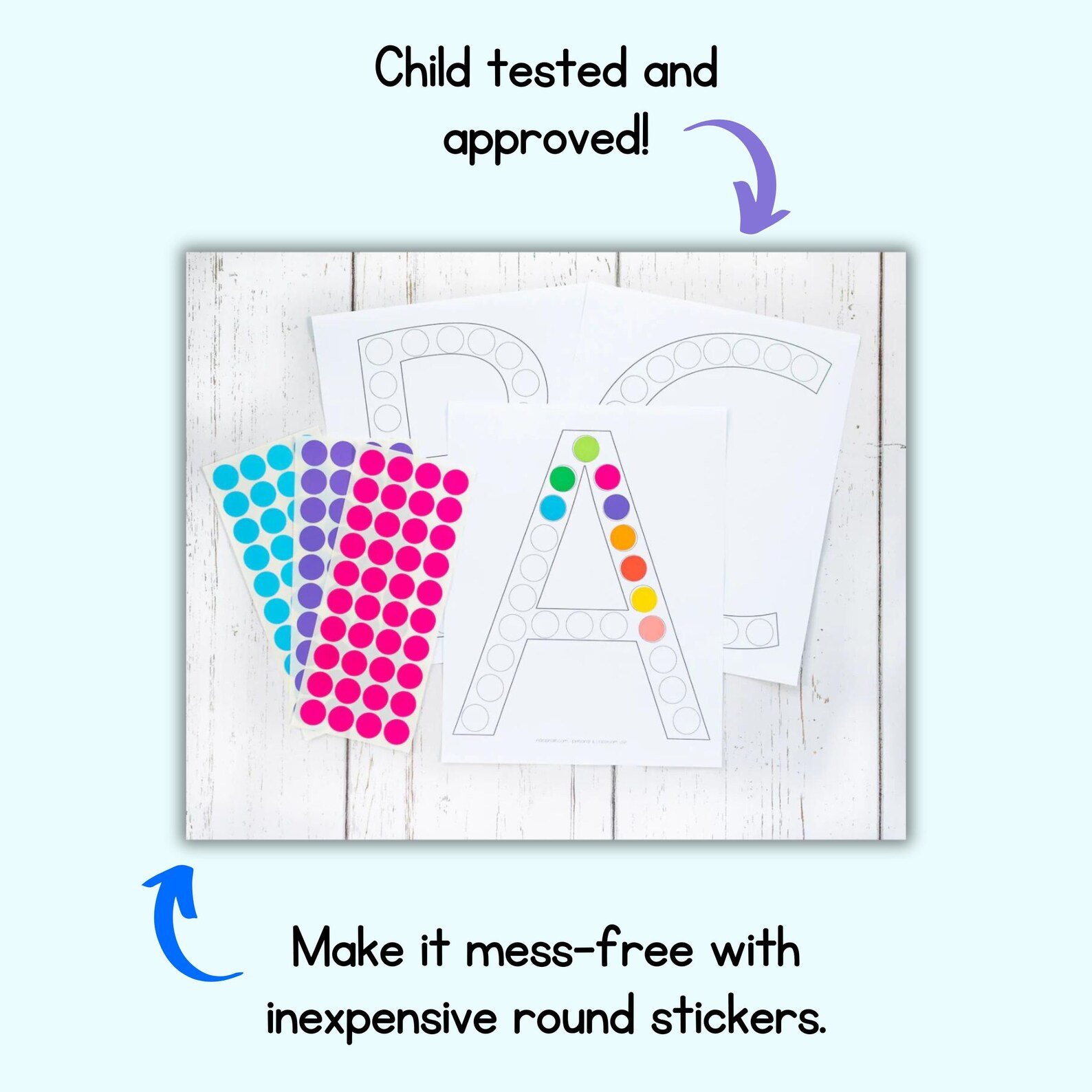 Alphabet Dot Marker Worksheets A-Z - Lowercase & Uppercase Alphabet Dot ...