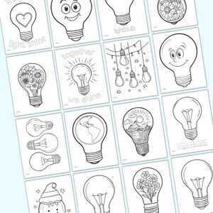 Light Bulb Coloring Pages - 16 Lightbulb Coloring Pages for Kids ...