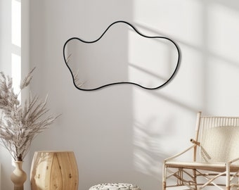 Asymmetrical Home Mirror, Aesthetic Wall Mirror, Irregular Mirror ...