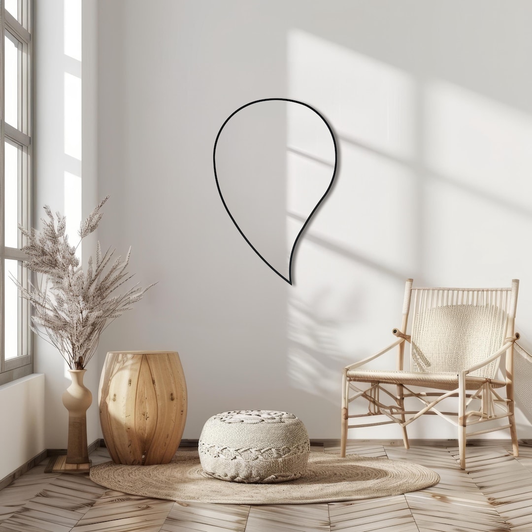 Raindrop Mirror, Waterdrop Shaped Wall Mirror, Stylish Wall Mirror ...