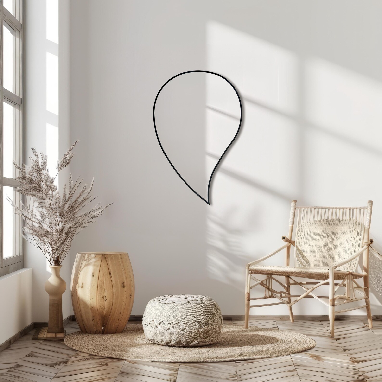 Raindrop Mirror, Waterdrop Shaped Wall Mirror, Stylish Wall Mirror ...