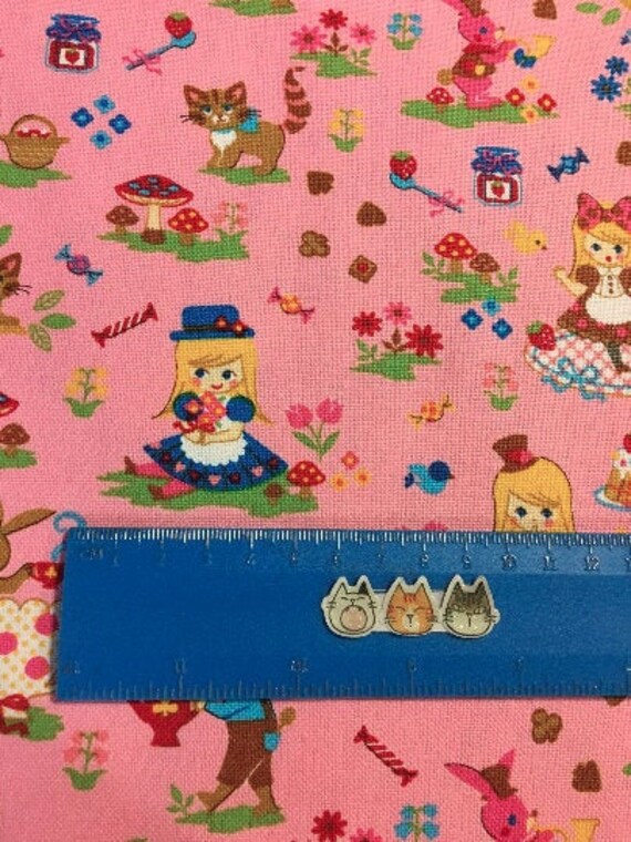 Quilting Sewing & Fiber Pink Alice in Wonderland by COSMO Textile ...